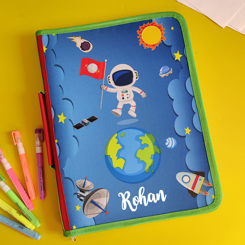 Personalized Folders (Space) - Name fame