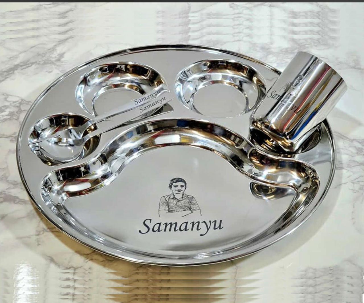 Named Lunch Box | Custom Tiffin Set | Personalised Packed Lunch Box